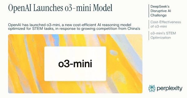 OpenAI Launches o3-mini Model OpenAI Launches o3-mini Model